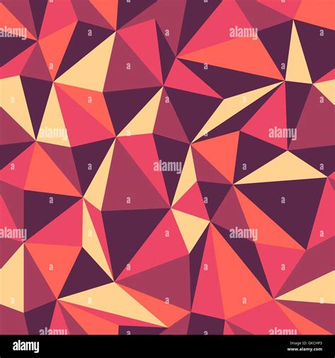 Retro Triangle Seamless Colorful Pattern Stock Vector Image And Art Alamy