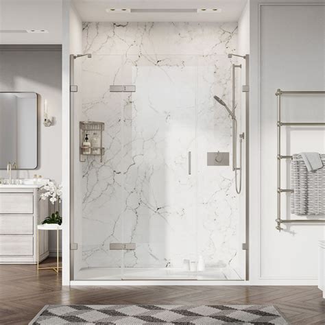Roman Liberty 8mm Alcove 1400mm Hinged Shower Door With Two Inline