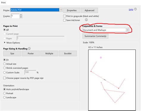 Solved Printing Problem Of Measured Lines Adobe Community