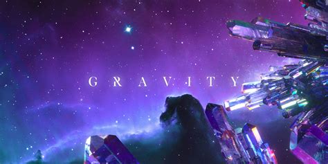 Gravity Crystal Rocks And Stars Poster Design