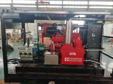 Explosion Proof Pressure Washers High Pressure Pump Unit For Sewage And