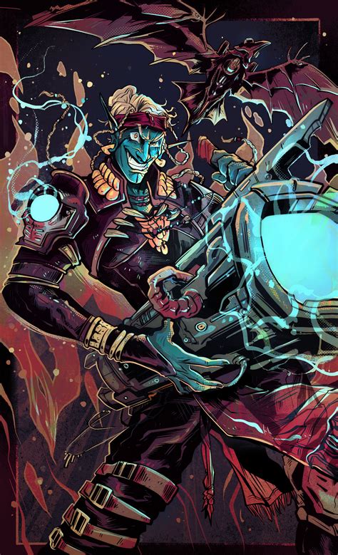 Artstation Eldritch Blast Process