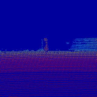 The Conversion Of 3D LiDAR Point Cloud To 2D Sparse Depth Map A 3D