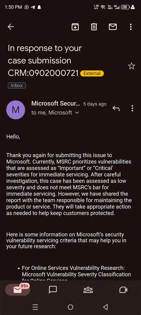Harsh Sanghvi On Linkedin Microsoft Bugbounty Digitalinnovation