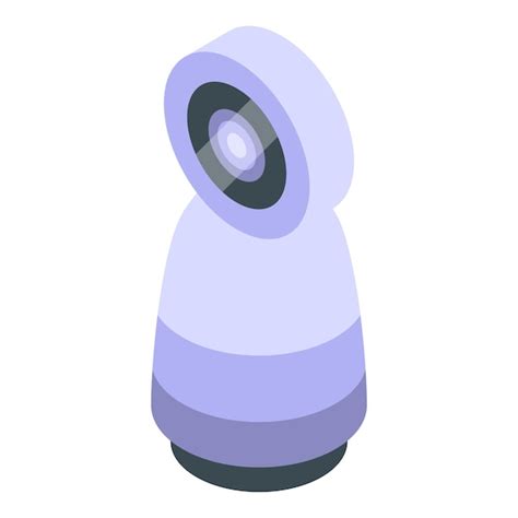 Premium Vector Modern Security Camera Monitoring System Isometric Icon