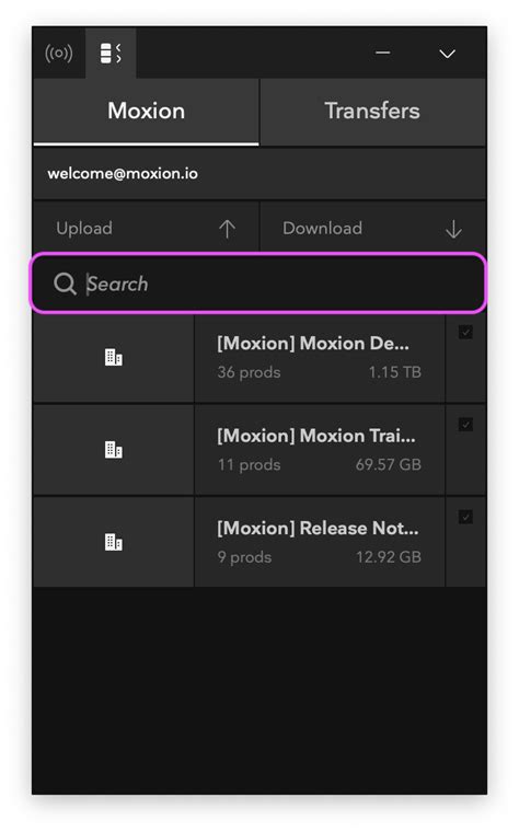 Moxion Connect Transfer Moxion Guides