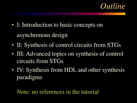 Ppt Introduction To Asynchronous Circuit Design Specification And