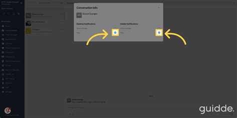 Turn Off Message Notification