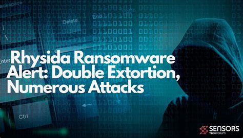 Rhysida Ransomware Alert Double Extortion Numerous Attacks