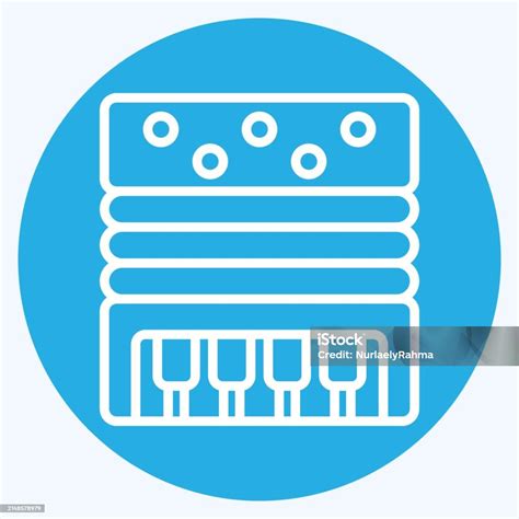 아이콘 아코디언 퍼레이드 기호와 관련이 있습니다 파란 눈 스타일 심플한 디자인 일러스트레이션 7월에 대한 스톡 벡터 아트 및 기타 이미지 Istock