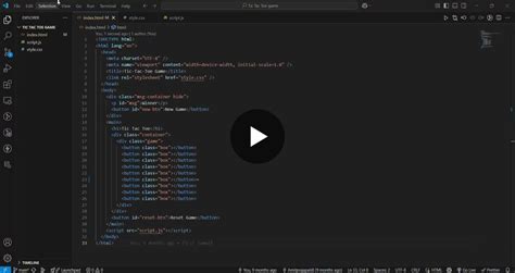 Webdevelopment Javascript Tictactoe Frontend Projectshowcase
