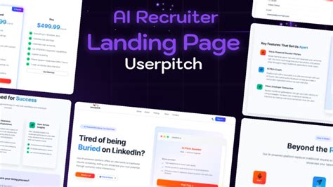 Ai Recruiter Landing Page Website Designs Free Website Templates Web Design Inspiration