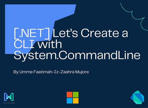 Net Lets Create A Cli With Systemcommandline By Faatimah Iz