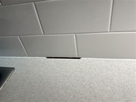 Whats The Best Way To Fill In A Gap Between The Countertop And