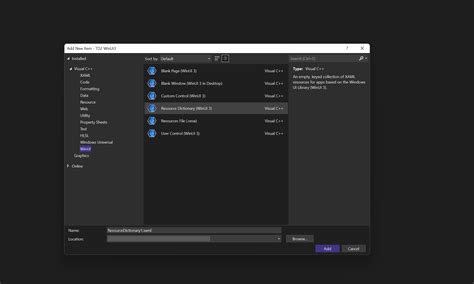 Question How To Add Resourcedictionary With Code Behind Cwinrt · Issue 6839 · Microsoft