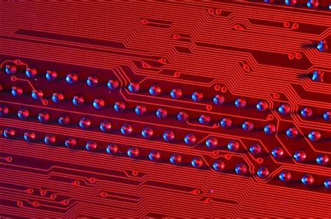 Premium Photo Computer Cpu Processor Chip On Circuit Board Motherboard Background Closeup With