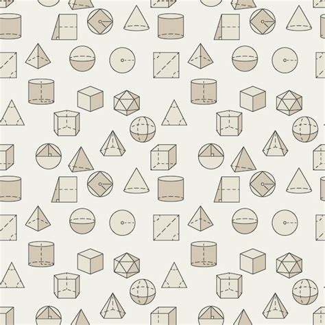 premium vector geometry seamless pattern vector science background