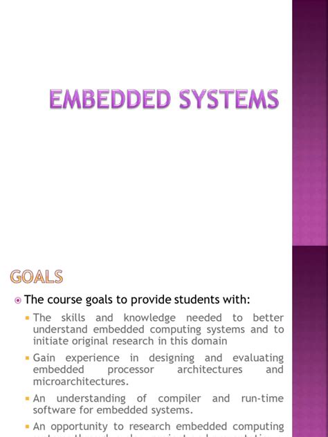 Embedded 1 Pdf Microcontroller Embedded System
