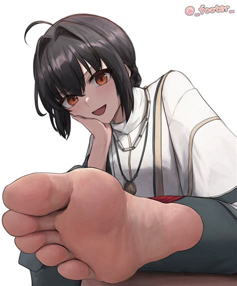 Rule 34 1ambiguous Ambiguous Gender Barefoot Black Hair Blush Fatesamurai Remnant Fate