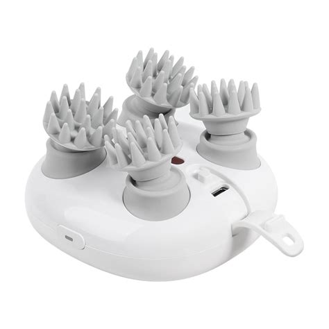 Portable Mini Scalp Massager Ipx7 Waterproof Rechargeable Head