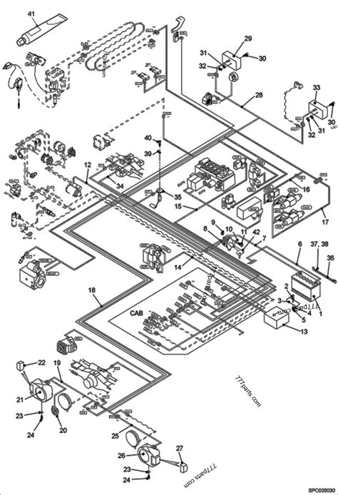 Electrical Circuit Chassis Versahandlers Bobcat Vr723 364811001