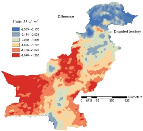 Annual Diffuse Solar Radiation Differences Topographic Effect Download Scientific Diagram