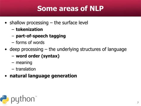 Nltk Python Basic Natural Language Processingppt Web Development Internet