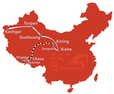 China Sightseeing Map China Tourist Attractions Map Behance