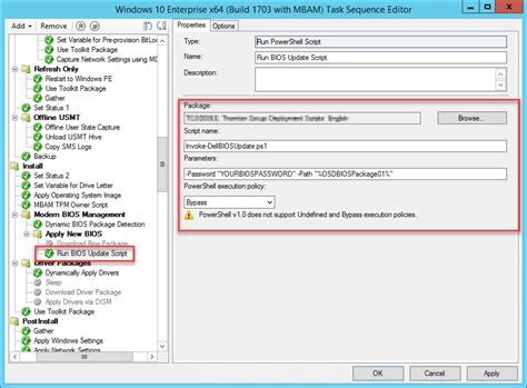 Modern BIOS Management System Center ConfigMgr