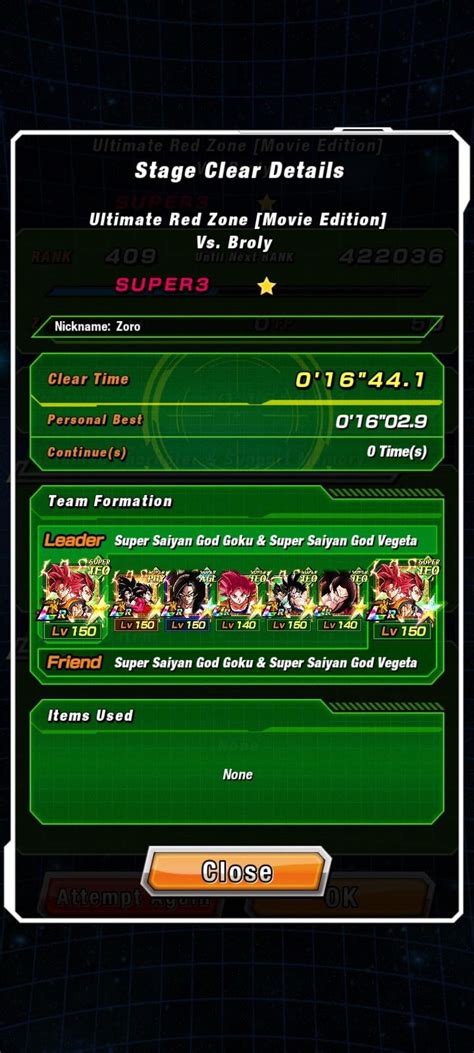 Lets Go I Finally No Item Run Red Zone Broly R Dbzdokkanbattle