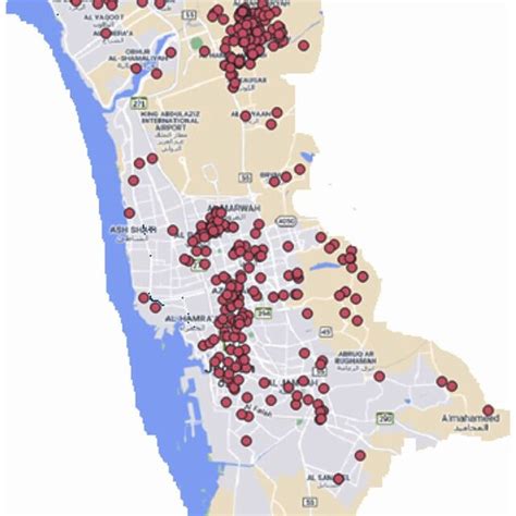 Clusters Of Dengue Confirmed Cases In Jeddah Saudi Arabia 28 Download Scientific Diagram