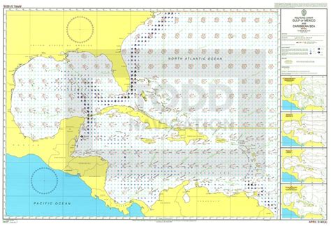 Admiralty Routeing Chart 5142 12 Gulf Of Mexico And Caribbean Sea December Toddnavigation