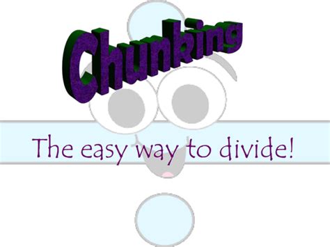 Lesson On Division Using The Chunking Method With Interactive