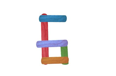 Colorful Number 6 Free Stock Photo - Public Domain Pictures
