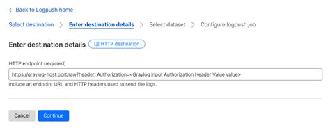 Cloudflare Logpush With Raw Input