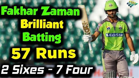 Fakhar Zaman Brilliant Batting Against Multan Hbl Psl 2020mb2 Youtube
