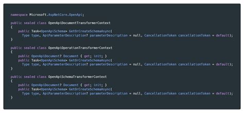 Code New Api To Support Dynamically Generated Openapi Schemas In