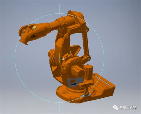 【机器人】abb Irb6660六轴机器人造型3d图纸 Inventor设计机器人 仿真秀干货文章
