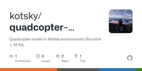 GitHub Kotsky Quadcopter Matlab Quadcopter Model In Matlab Environment Simulink M File