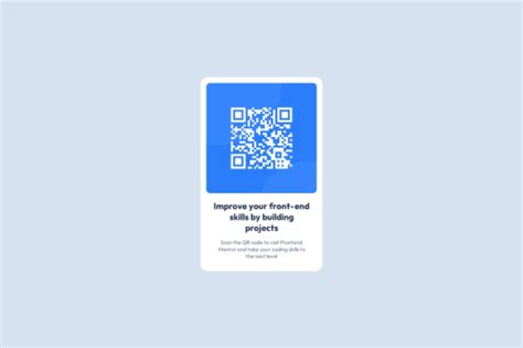 Frontend Mentor Qr Code Card Using Html And Internal Css Styling