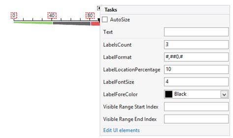 Design Time Winforms Lineargauge Control Telerik Ui For Winforms
