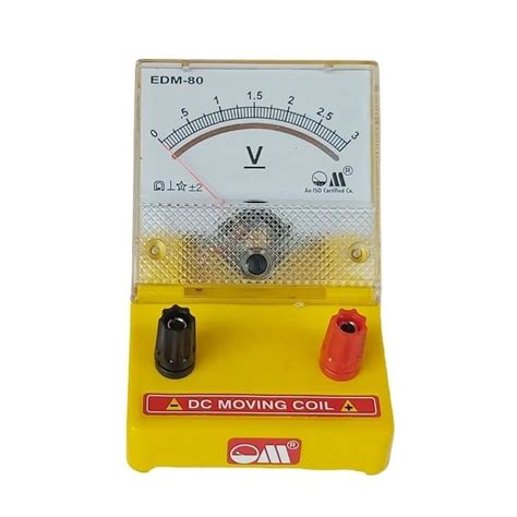 Om Single Analog Dc Voltmeter Dimension 3x10 Inches Voltage 20v At Rs 190 Piece In Faridabad