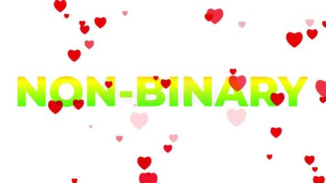 Lgbtq Non Binary Text Animation Lgbt Flag Color Palette Parade Of