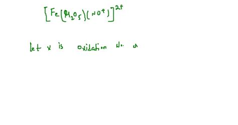 Solved What Is The Oxidation Number Of Iron In The Compound Fe H O No A B C