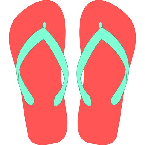 Flip Flops Clip Art Clothes Clipart Flip Flops Clipartcow Clipartix