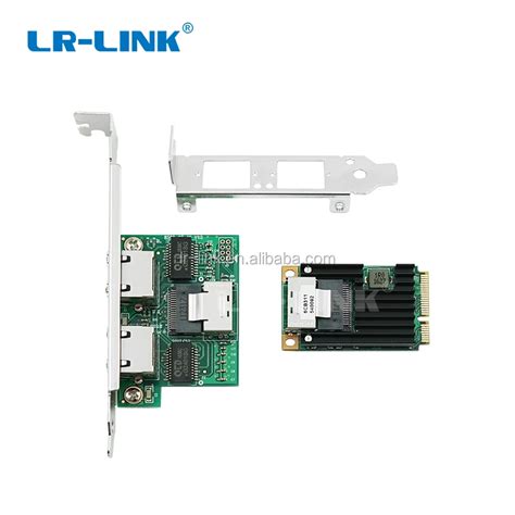 LR LINK Mini Pci E Ethernet Dual Port Lan Card 10M 100M 1000M