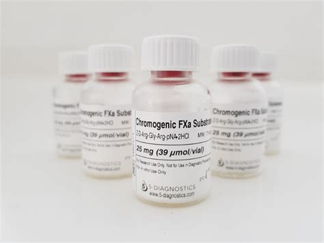 5 Chrom 65 Factor Xa Chromogenic Substrate Ref No 5d 30807 5 Diagnostics