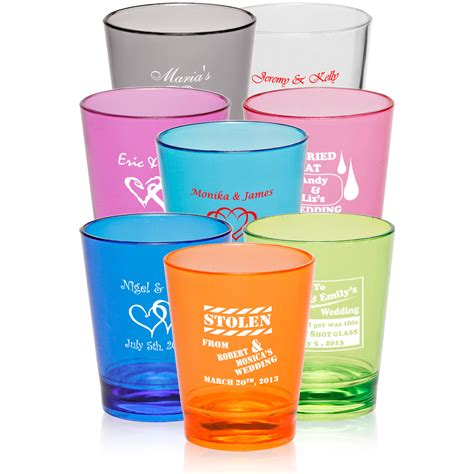 Plastic Wedding Glasses