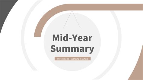 기업 중간 연도 요약 계획 Ppt 무료 Ppt 템플릿 Pngtree에서 다운로드
