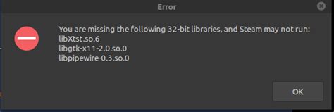 trying to install steam but i keep getting an error r linuxmint
